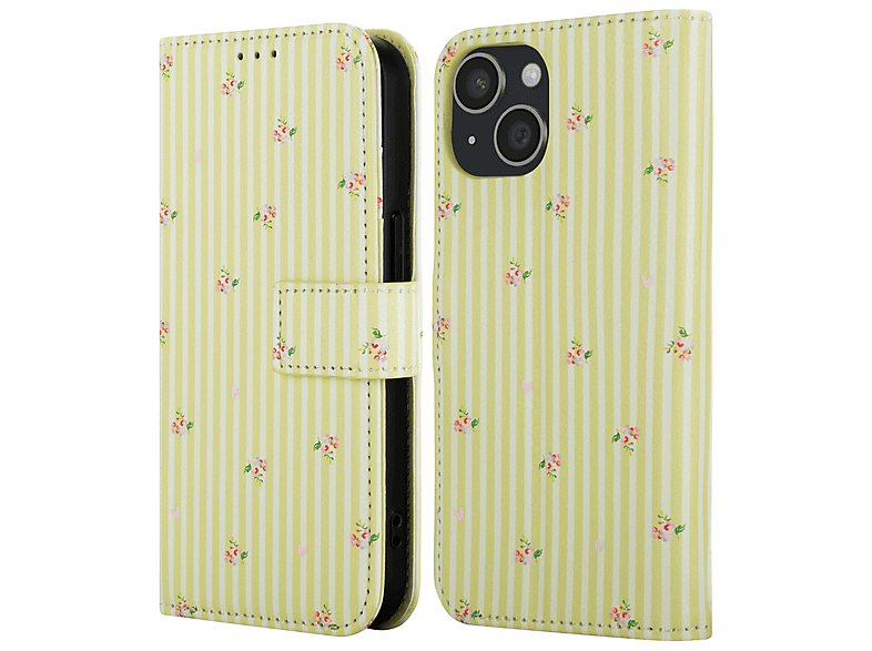 IMOSHION Design Bookcase smartphone, Bookcover, Apple, iPhone 13, Bunt ...