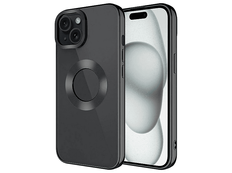 LOPARD iPhone 15 Uyumlu Tek Kamera Çerçeveli Logo Gösteren Omega Kapak ...