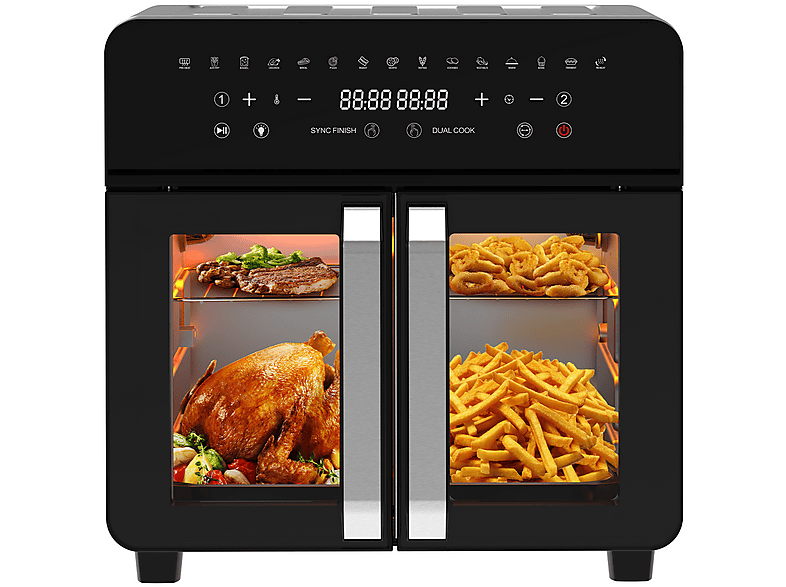 DEWELLING XXL Airfryer FRIGGITRICE AD ARIA, capacità 23 l, Max potenza ...