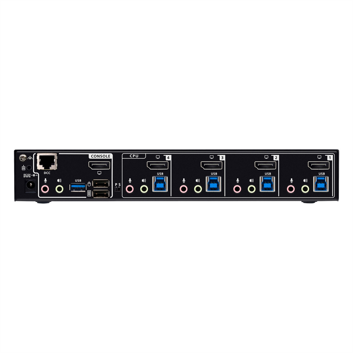 ATEN CS1924A 4-Port USB 3.0 8K DisplayPort KVM Switch KVM-Switch, DP ...