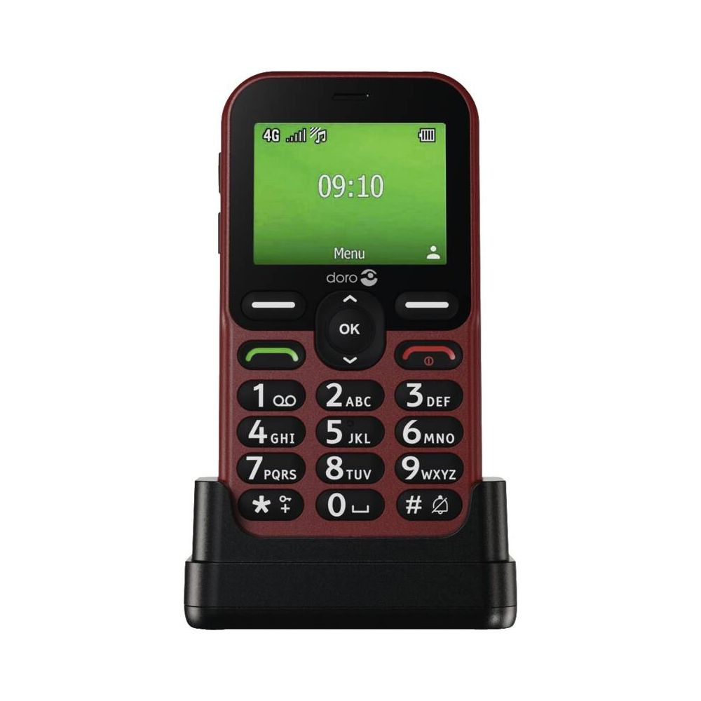 DORO Leva E10 Téléphone à clavier, Rouge | MediaMarkt