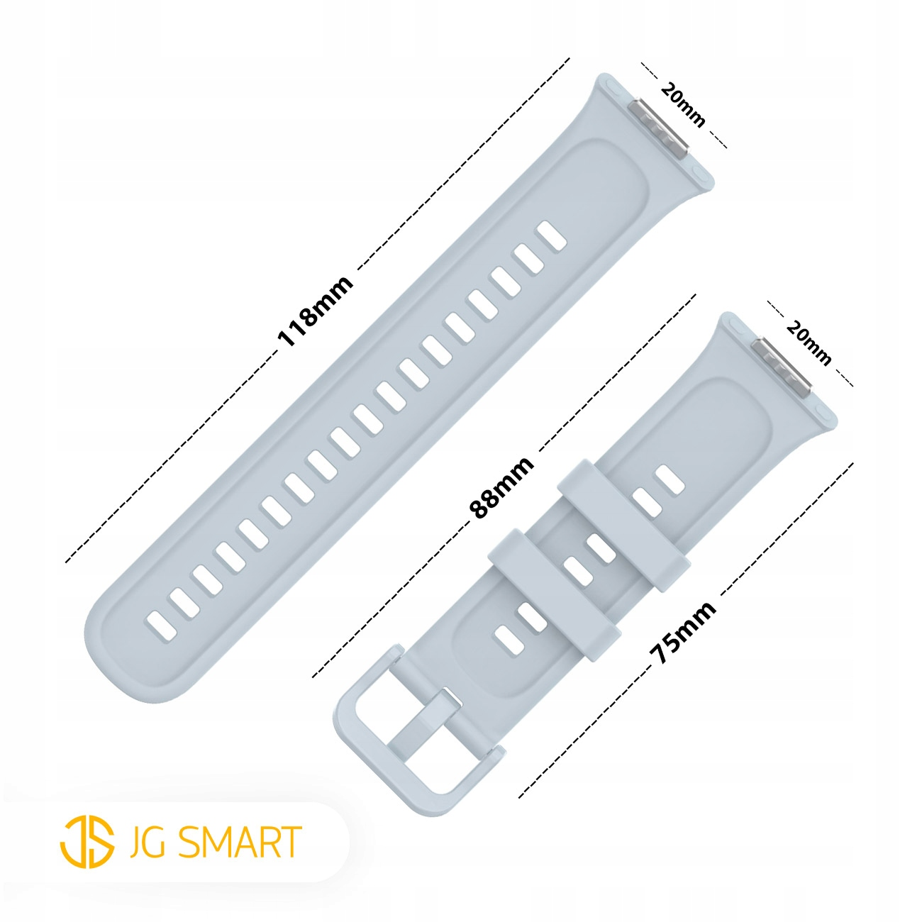 Pasek do SmartWatcha JG SMART HUAWEI WATCH FIT 2 | PREMIUM SILIKONOWY ...