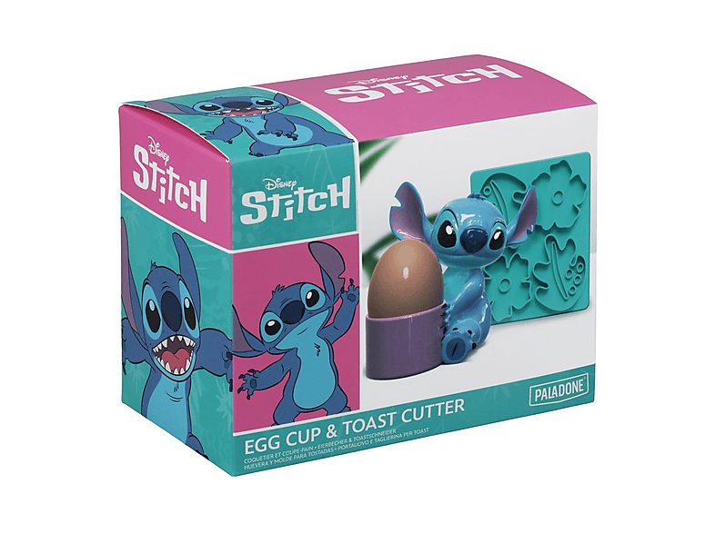 podstawka do jajka i foremka do tostów PALADONE Disney Stitch ...