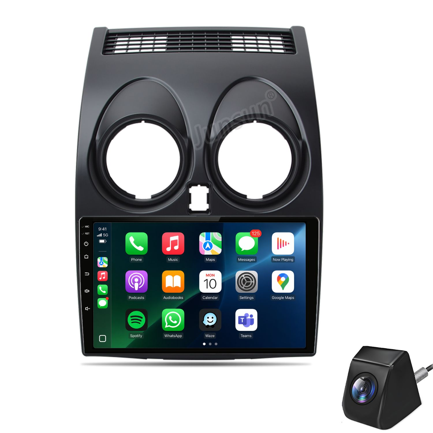 JUNSUN Navi Android 15 Nissan Qashqai 2+64G CarPlay+Cam Autoradio, FM ...