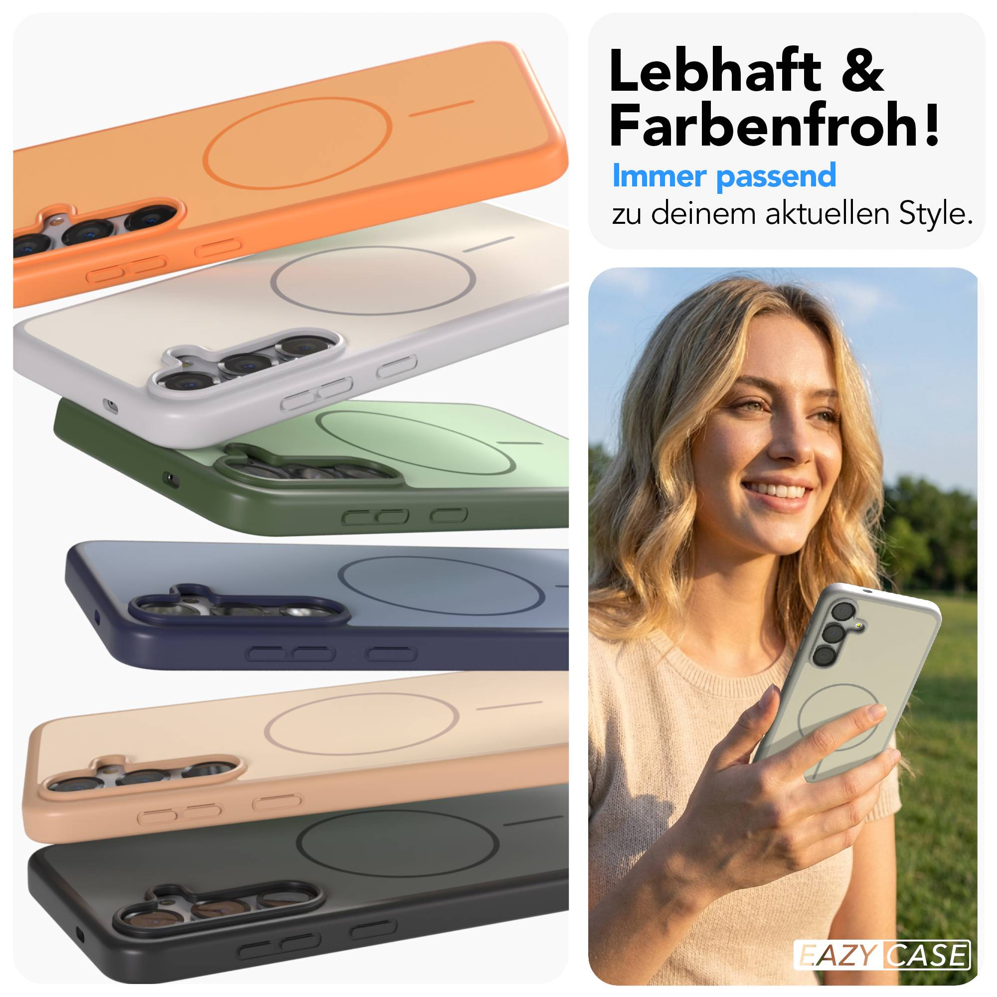 EAZY CASE Outdoor Case Thin MagSafe, Backcover, Samsung, Galaxy S25 ...