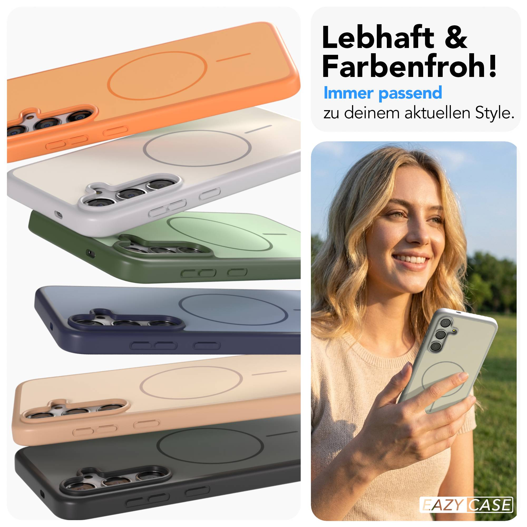 EAZY CASE Outdoor Case Thin MagSafe, Backcover, Samsung, Galaxy S24 ...
