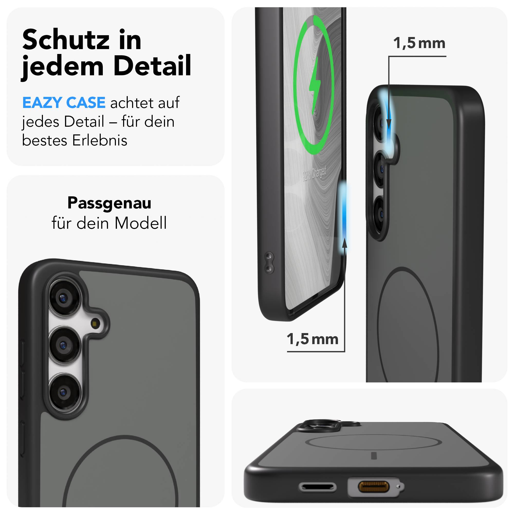 EAZY CASE Outdoor Case Thin MagSafe, Backcover, Samsung, Galaxy S24 ...