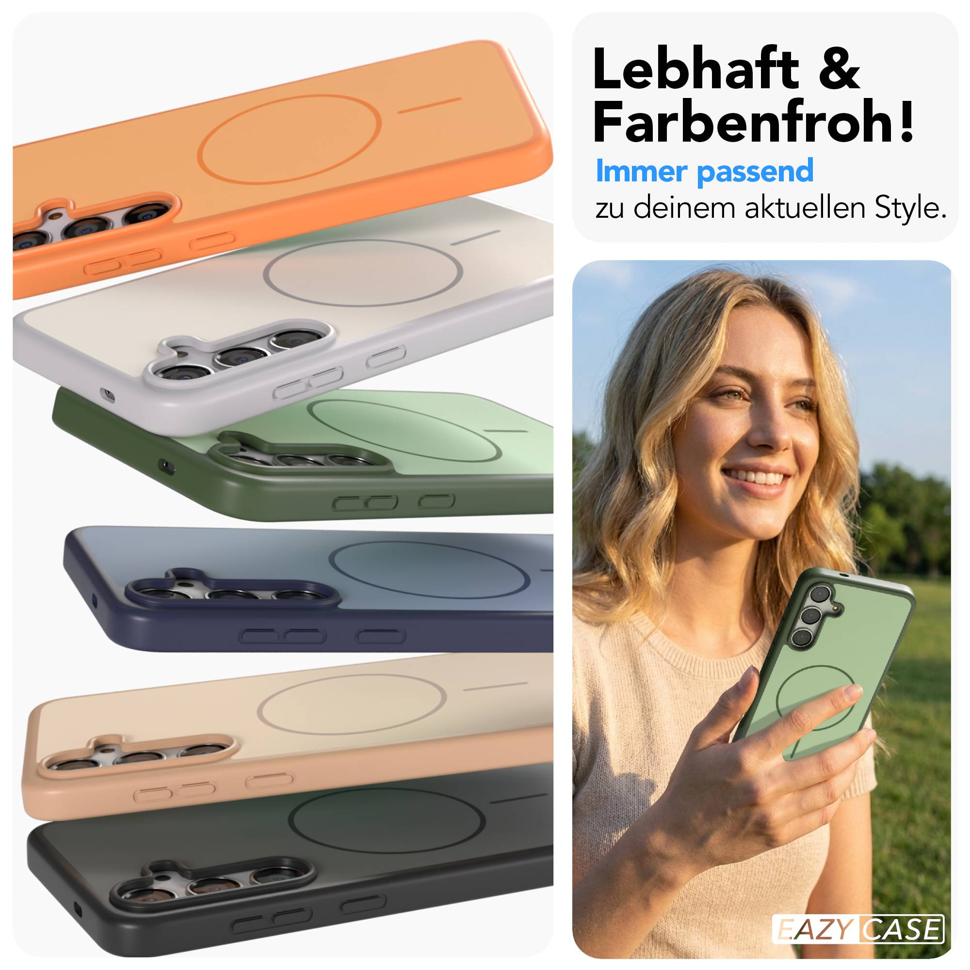 EAZY CASE Outdoor Case Thin MagSafe, Backcover, Samsung, Galaxy S24 ...