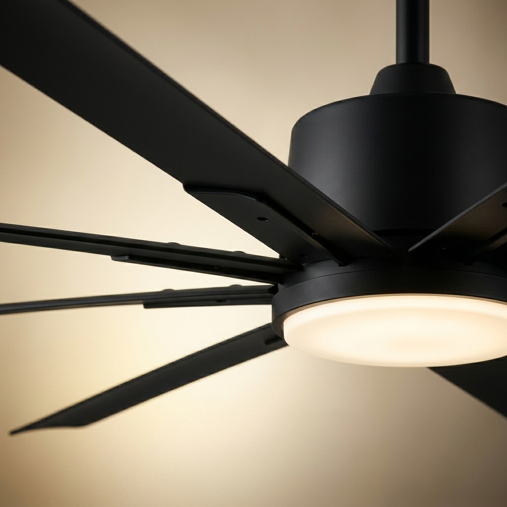 Ventilador de techo | SELEOK NAPOLI_182, 6 velocidades, Negro | MediaMarkt