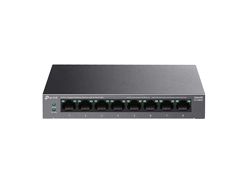 TP-LINK LiteWave LS108GP Switch 8 | SATURN