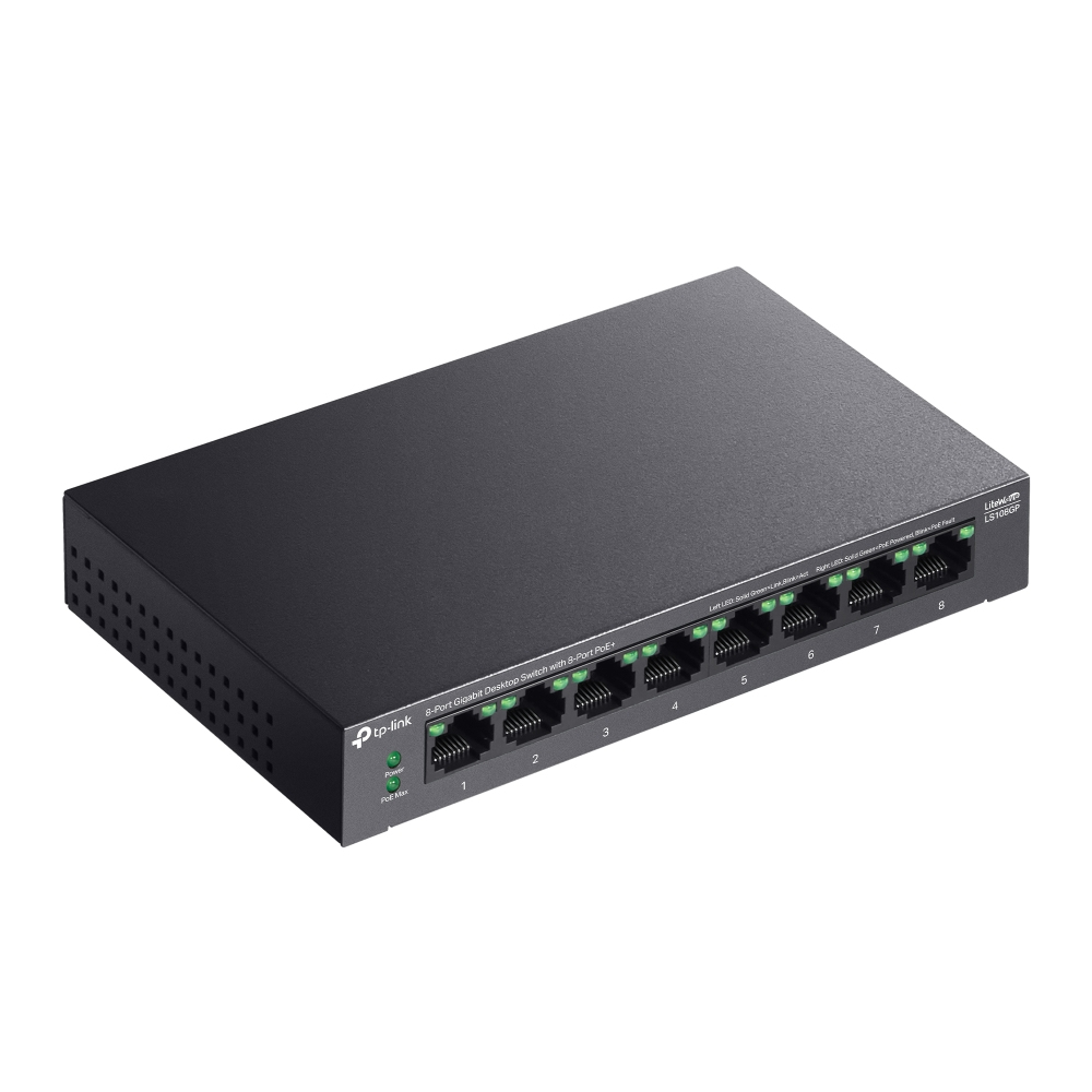 TP-LINK LiteWave LS108GP Switch 8 | SATURN