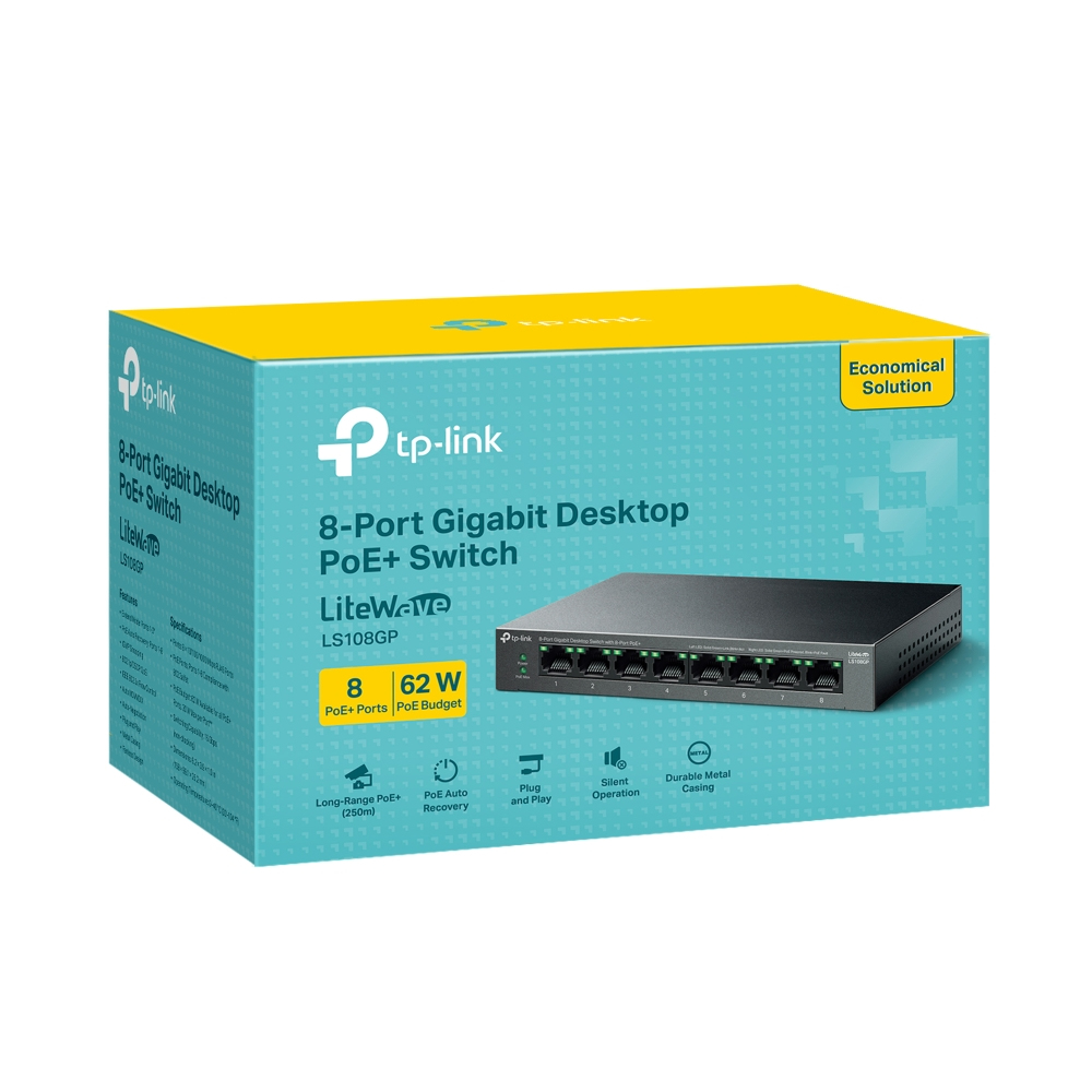 TP-LINK LiteWave LS108GP Switch 8 | SATURN