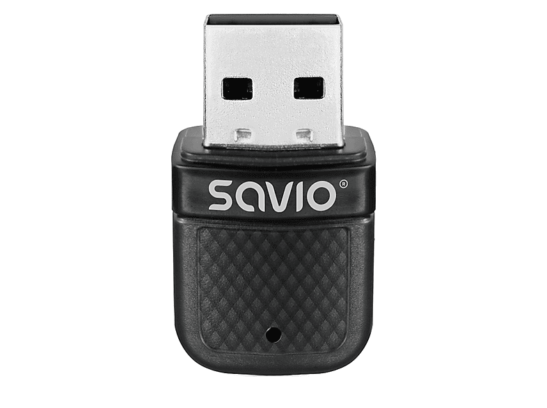 Adapter USB SAVIO BT-070 Dual Band 600 Mbps do PC Laptop Czarny ...