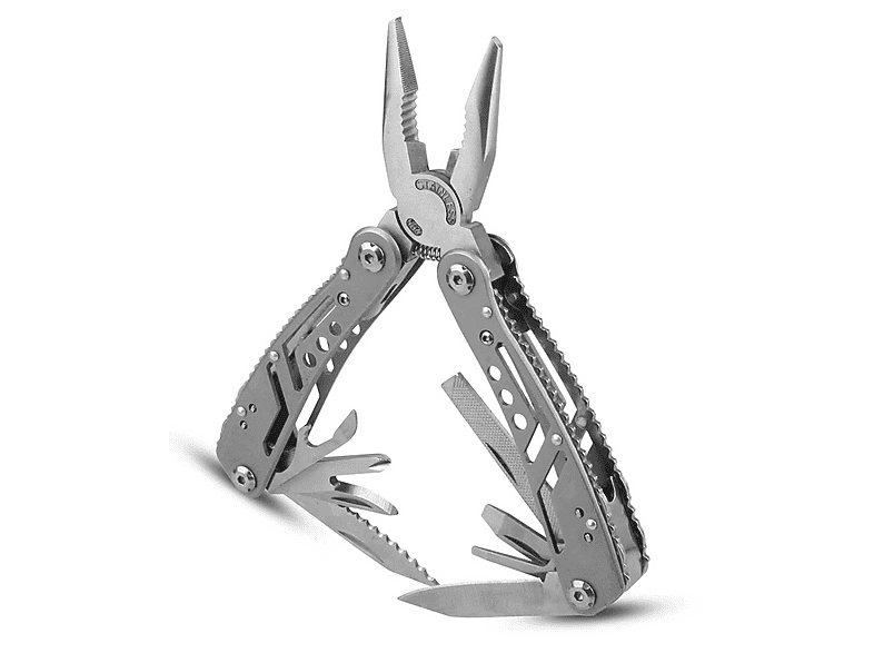 YIQIFA Camping Multitool – Klappbares Taschenmesser Zange, Silber ...
