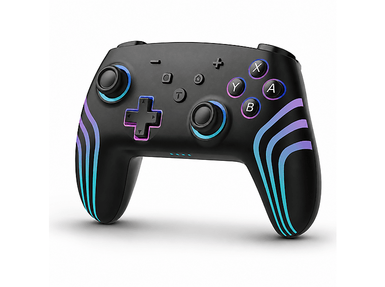 CUDY für Nintendo Switch & PC, Hall-Effekt Wireless Controller schwarz ...