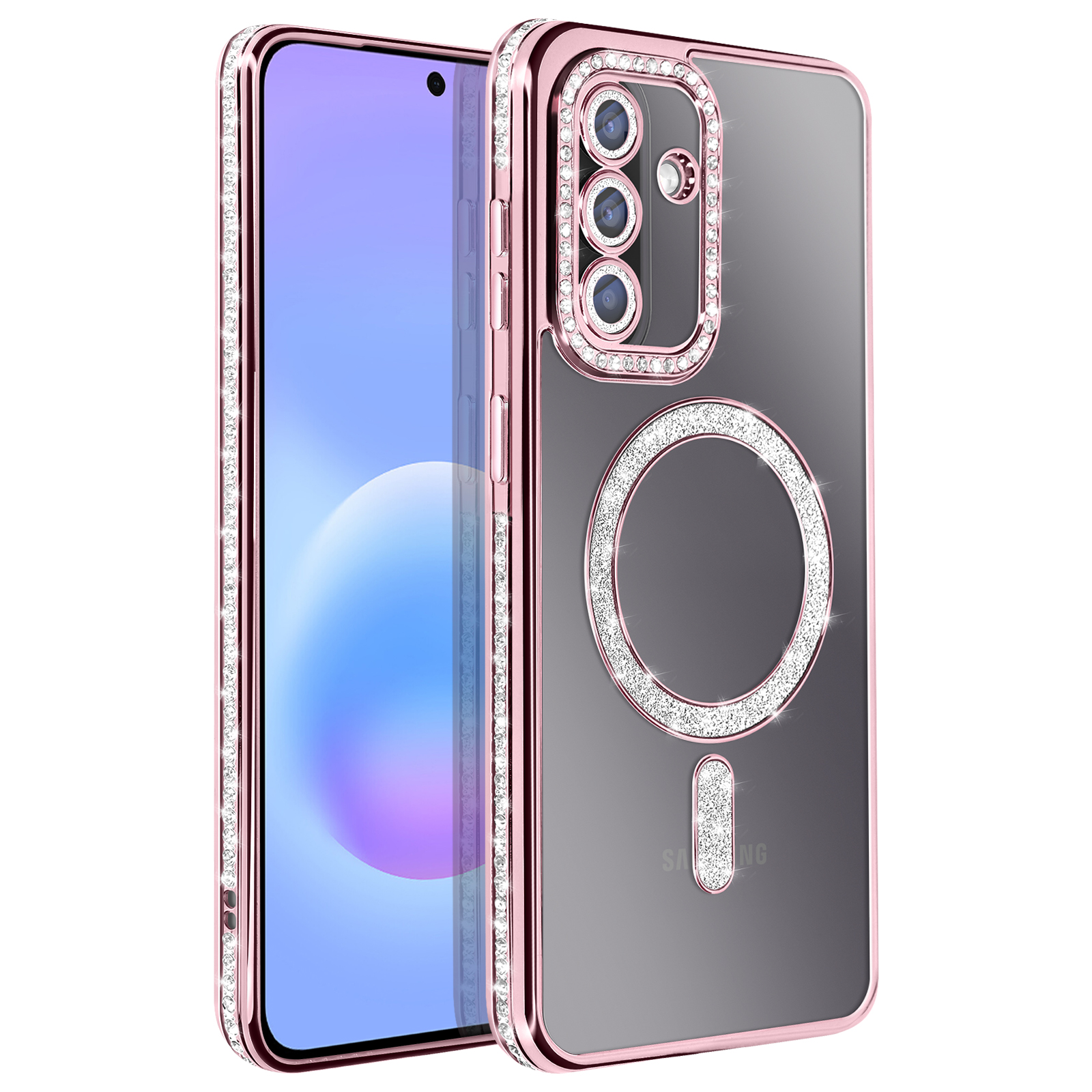 AVIZAR Glamor Guard, Bumper, Samsung, Galaxy A57, Rosa | MediaMarkt