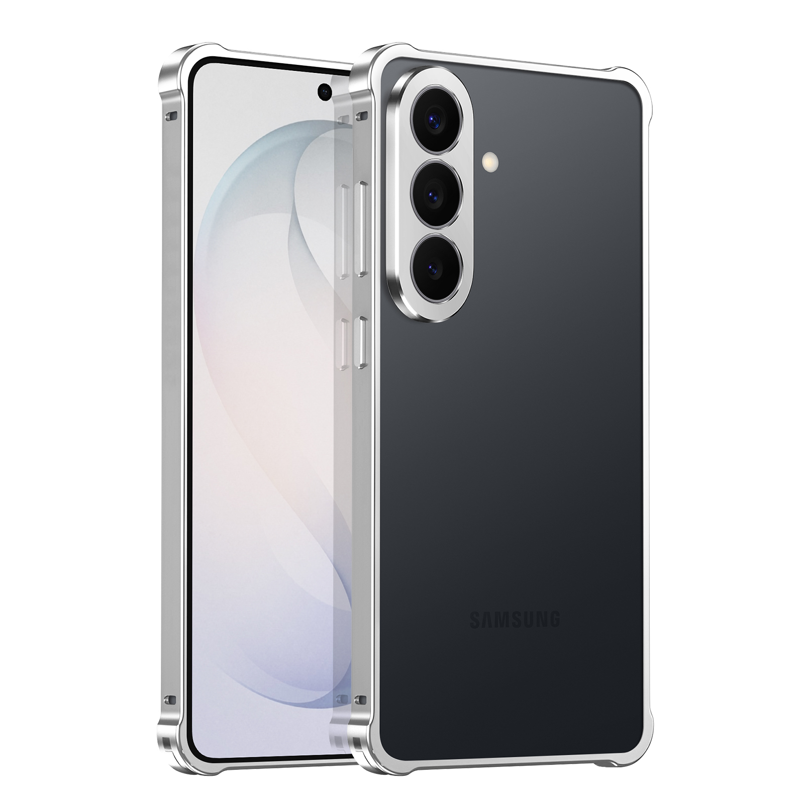 AVIZAR Metal Frame Armor, Bumper, Samsung, Galaxy S26, Grau | MediaMarkt