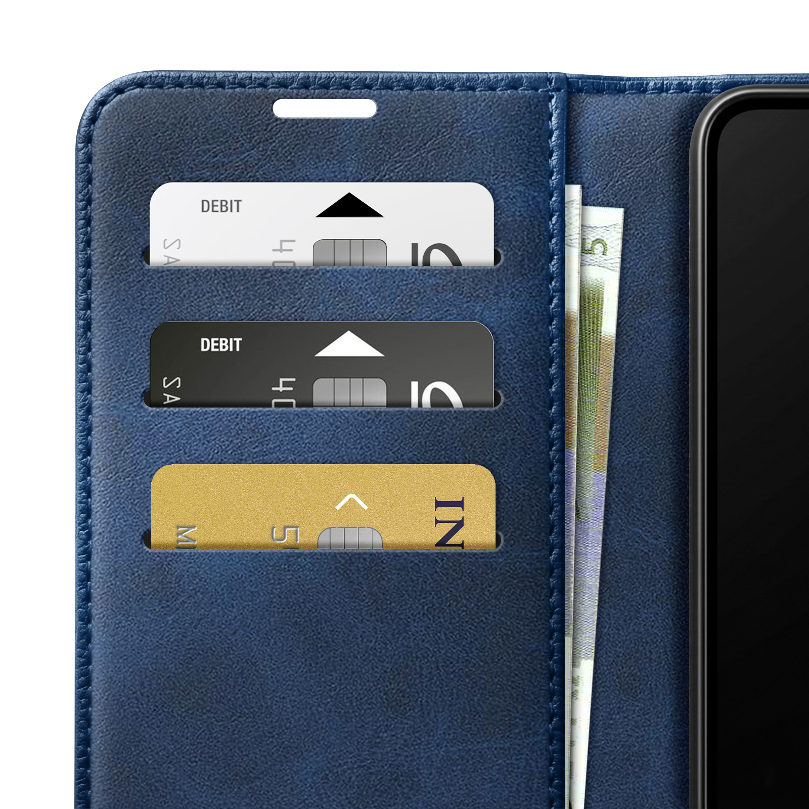 ZANAÉ Authentic Vintage Series, Holster, Apple, iPhone Air, Blau ...