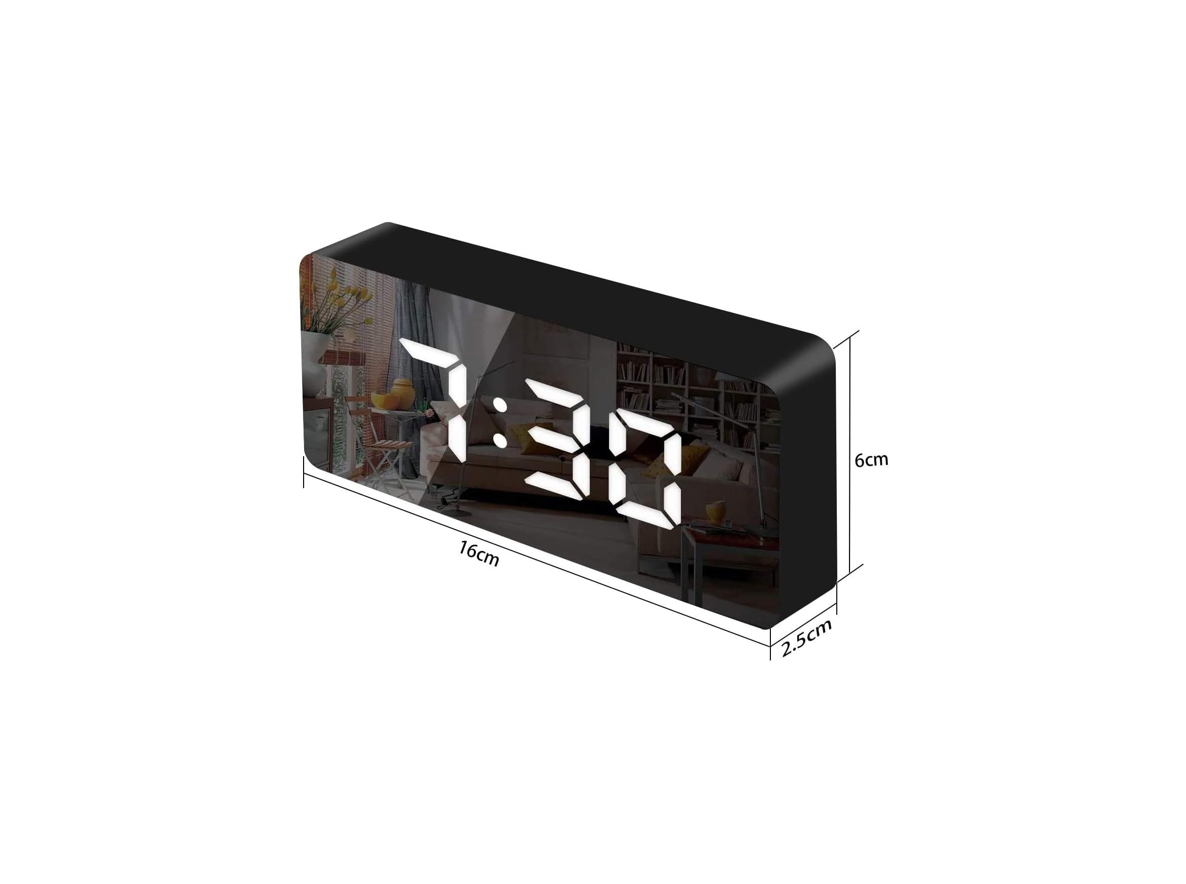 KOVENA LED-Spiegel Display Sprachsteuerung Digitaler Wecker | MediaMarkt