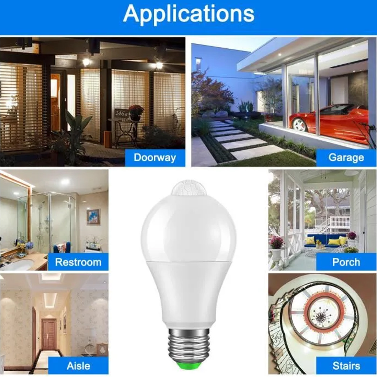 NUVANA 18W E27 PIR Sensor Auto LED-Lampe | MediaMarkt