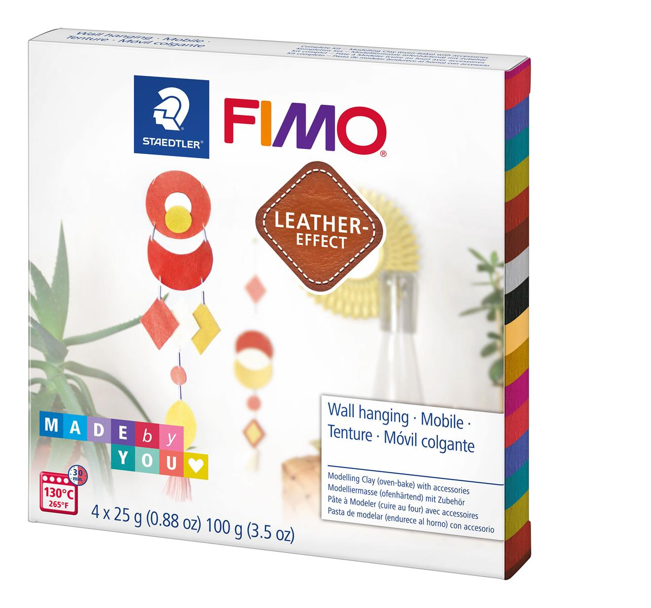STAEDTLER Modelliermasse FIMO® FIMO leather-effect Zubehör, Black ...