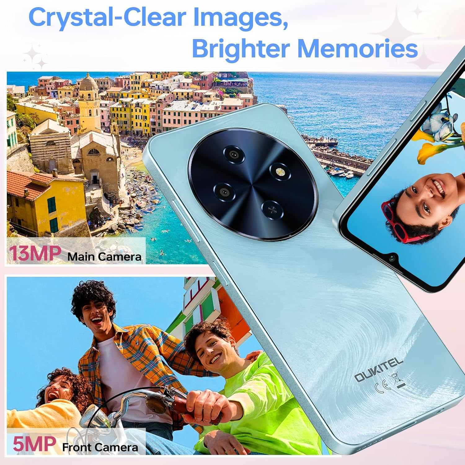 OUKITEL C5-4-128, azul, Móvil Android, 128 GB, 4 GB RAM, 6,52 ", Quad ...