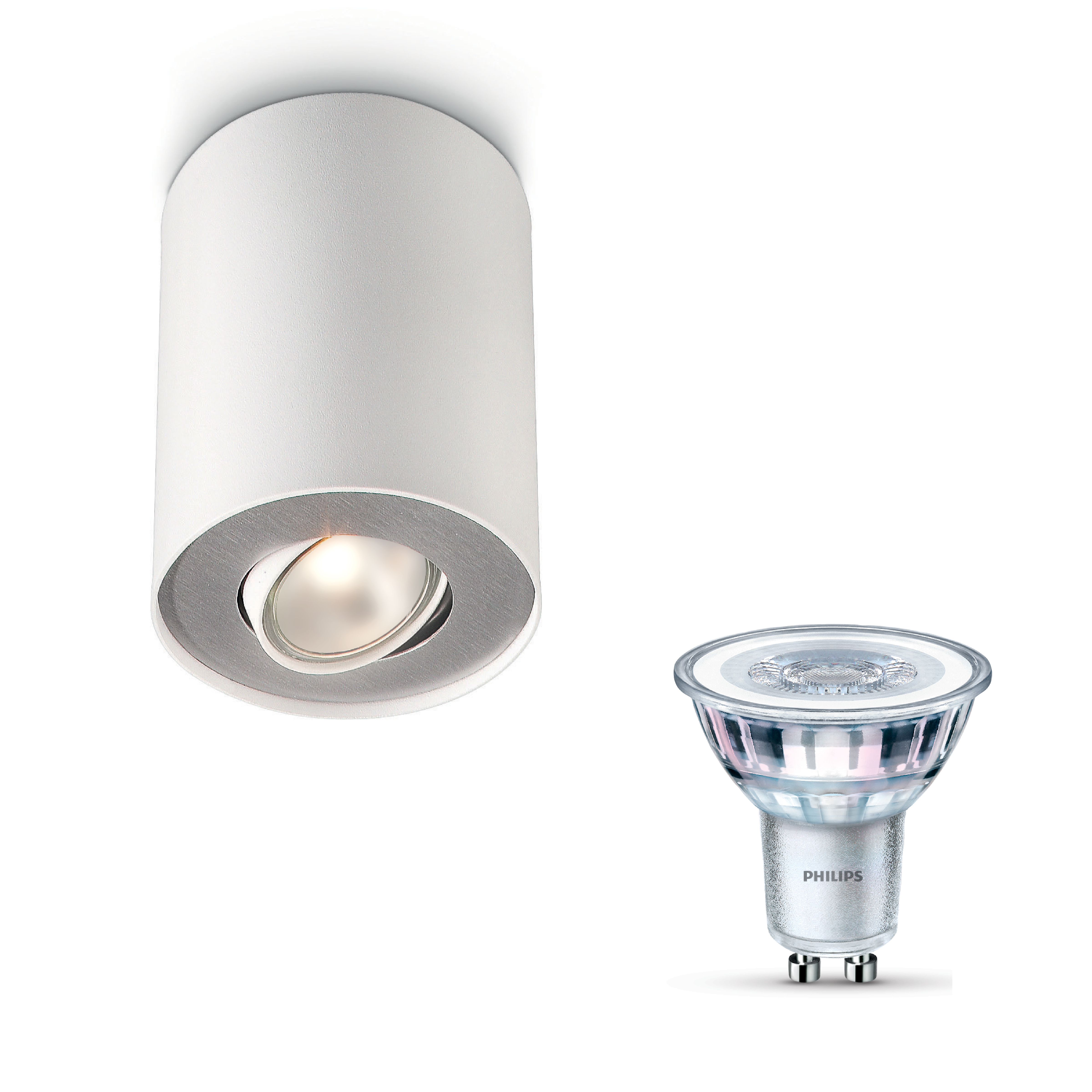 PHILIPS Pillar Aufbaustrahler | Philips LED GU10 50W | MediaMarkt