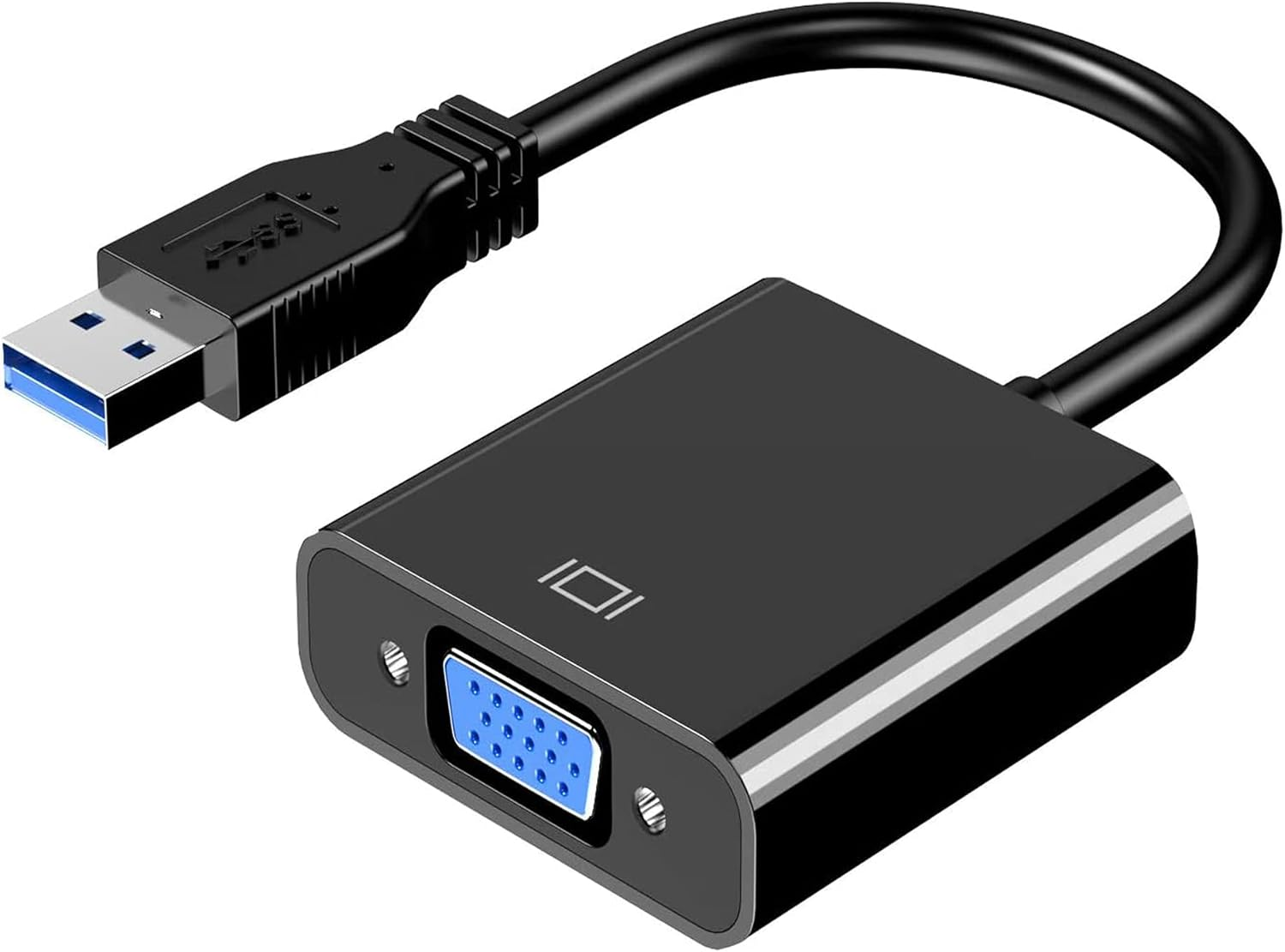 YIQIFA USB-zu-VGA-Adapter,, USB Hub, Schwarz | MediaMarkt