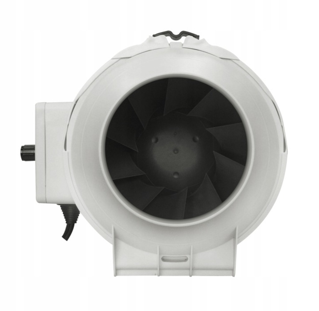 Wentylator kanałowy EBERG EMAX GROW 150-160 EC 525 m³/h regulator szary ...