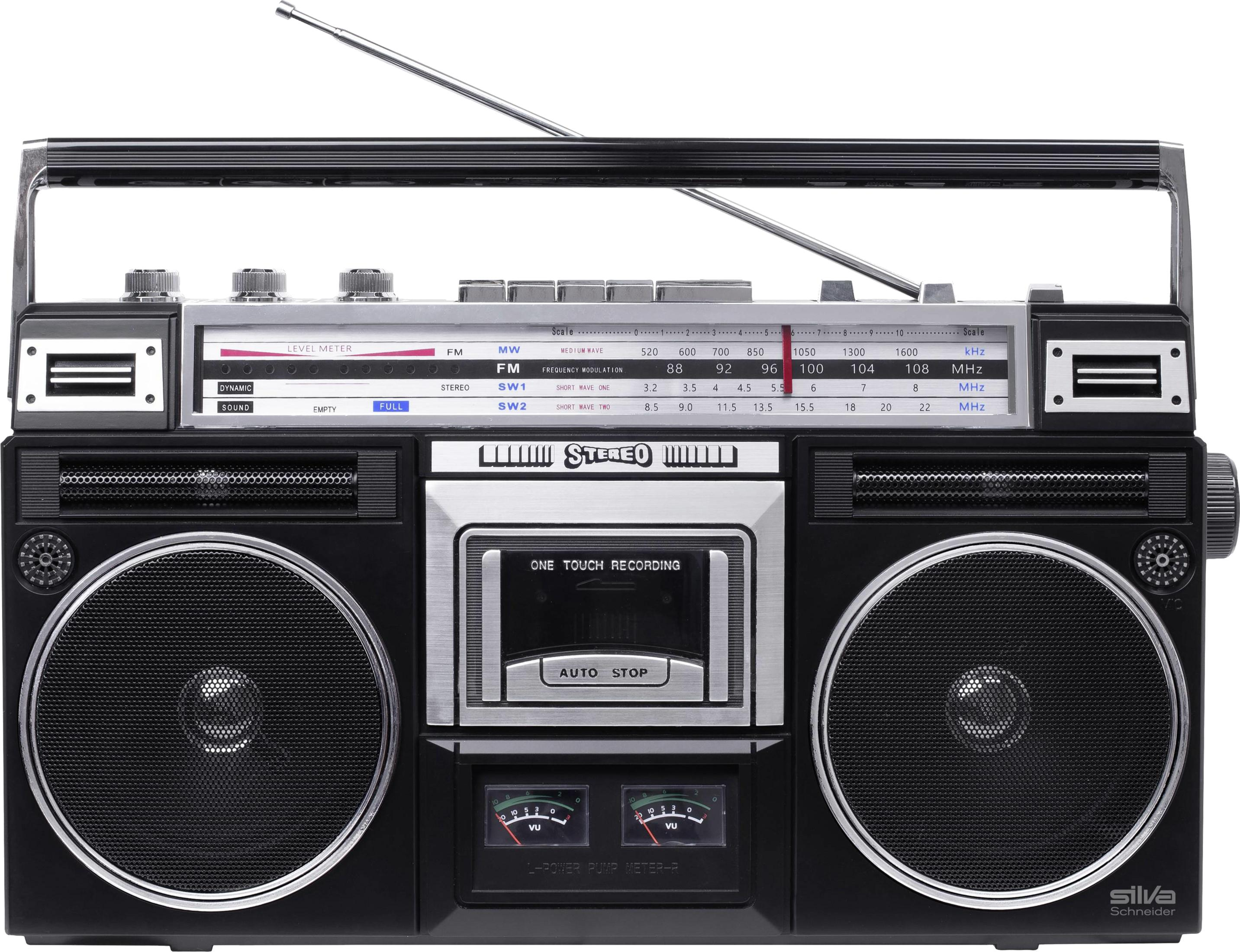 RADIO SILVA-SCHNEIDER PCR 1980 BT, FM, MW, Bluetooth, Display ...