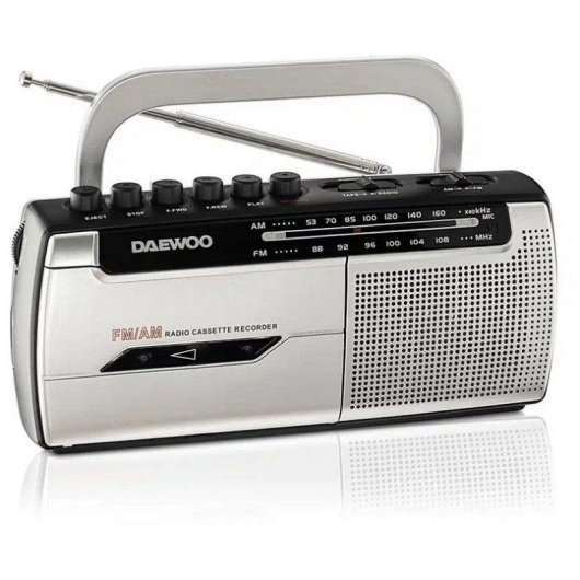 RADIO DAEWOO Daewoo DW1107 Radio Cassette Reproductor/Grabador AM/FM ...