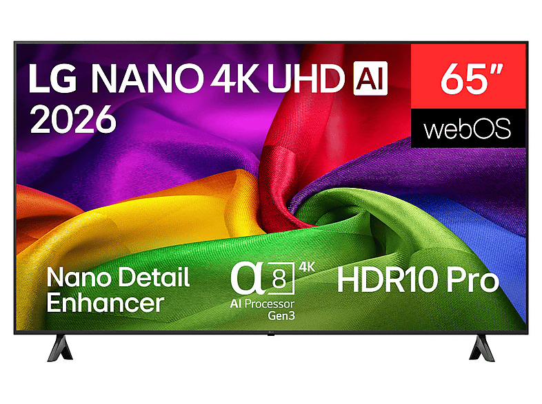 LG ELECTRONICS 65NU800B6LA.AEEQ LED TV (Flat, 65 Zoll / 165 cm, UHD 4K ...