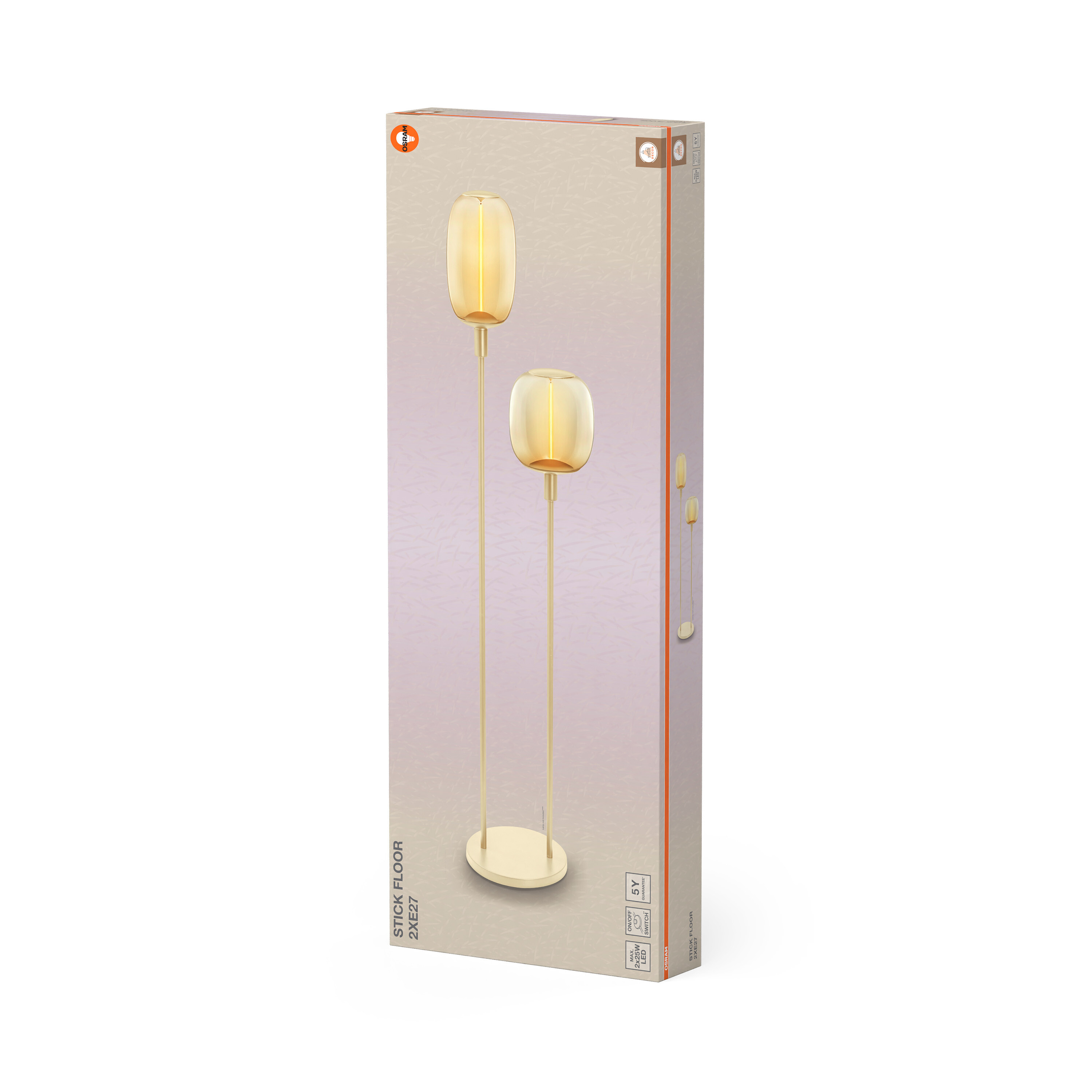 OSRAM Decor Stick Floor Beige 2XE27 LIGHT_FIXTURE | MediaMarkt