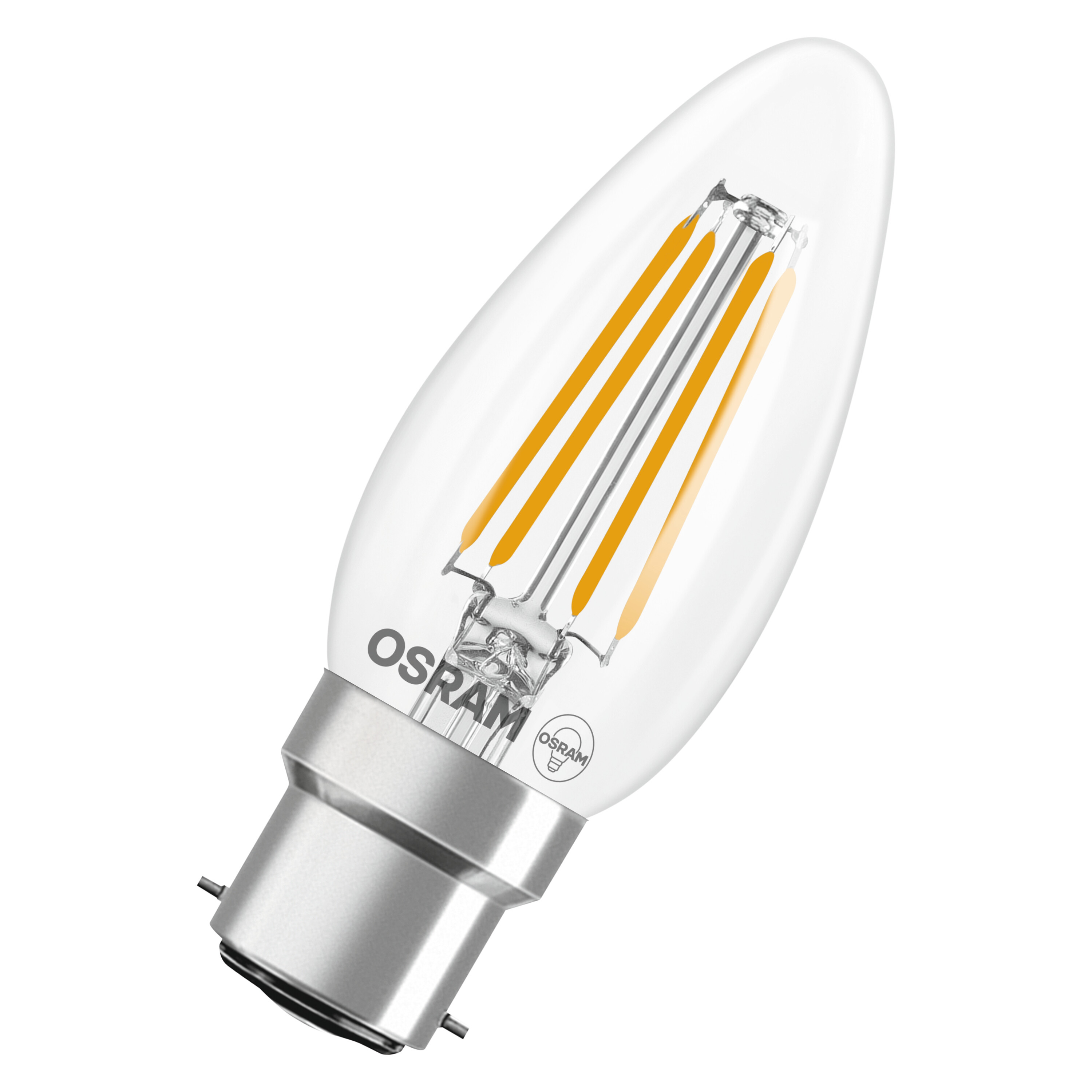 OSRAM LED Star Classic B 40 Filament 3.4W 827 Clear B22d LIGHT_BULB ...