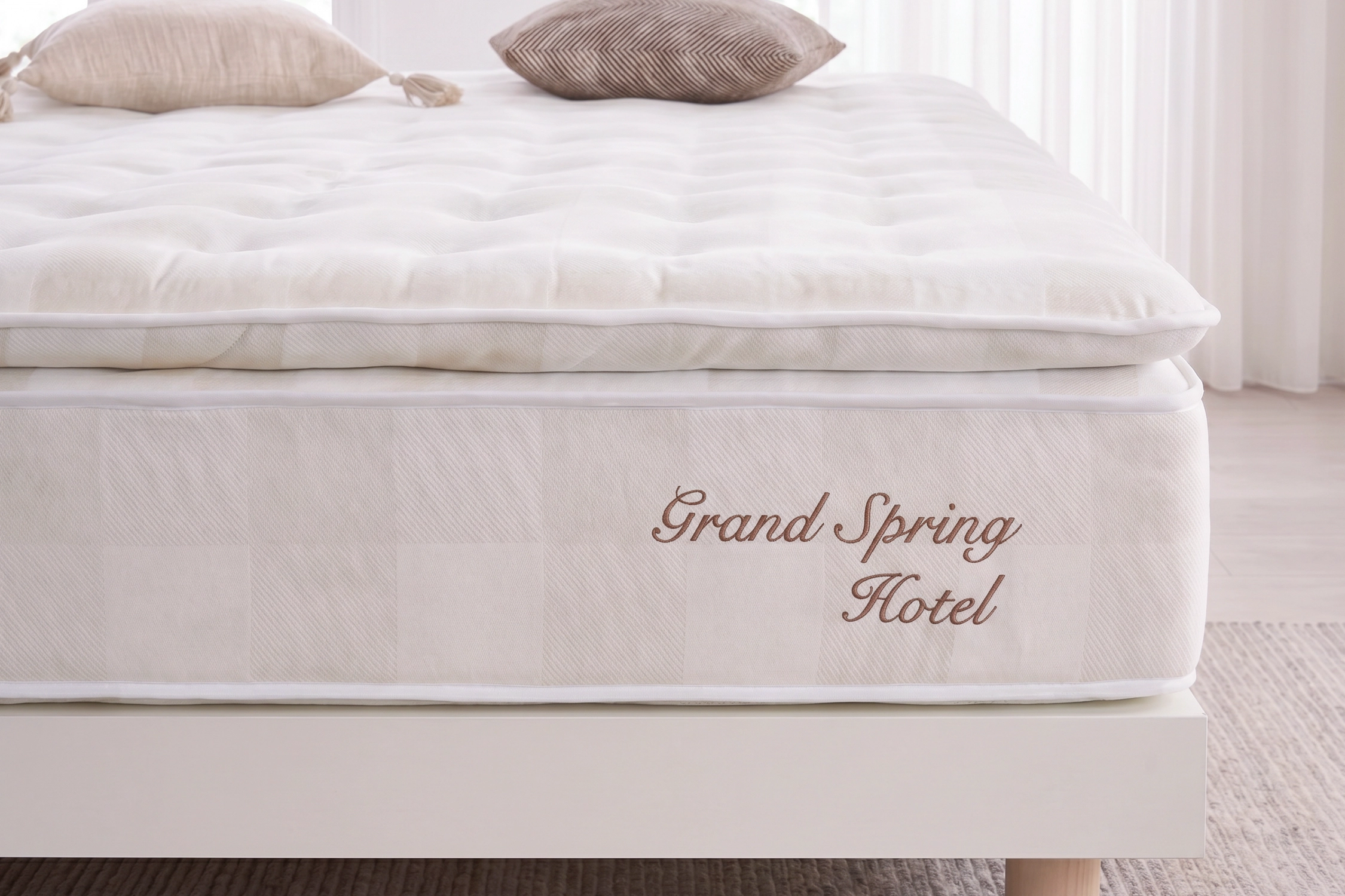 Colchón | MOONIA Grand Spring Hotel, 80 cm x 190 cm, Muelles, Beige ...
