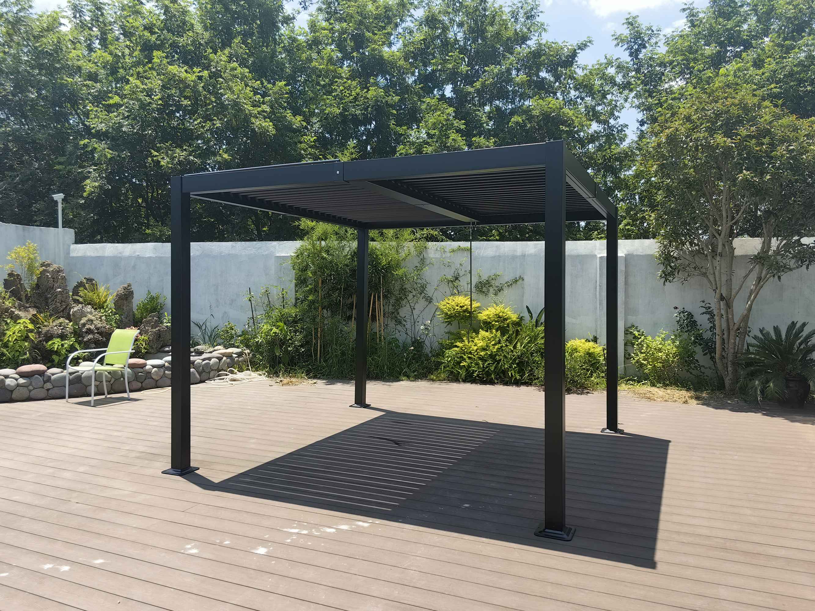 COSYHOMES 300x300cm Aluminium Eisen Verstellbar Pavillon | SATURN