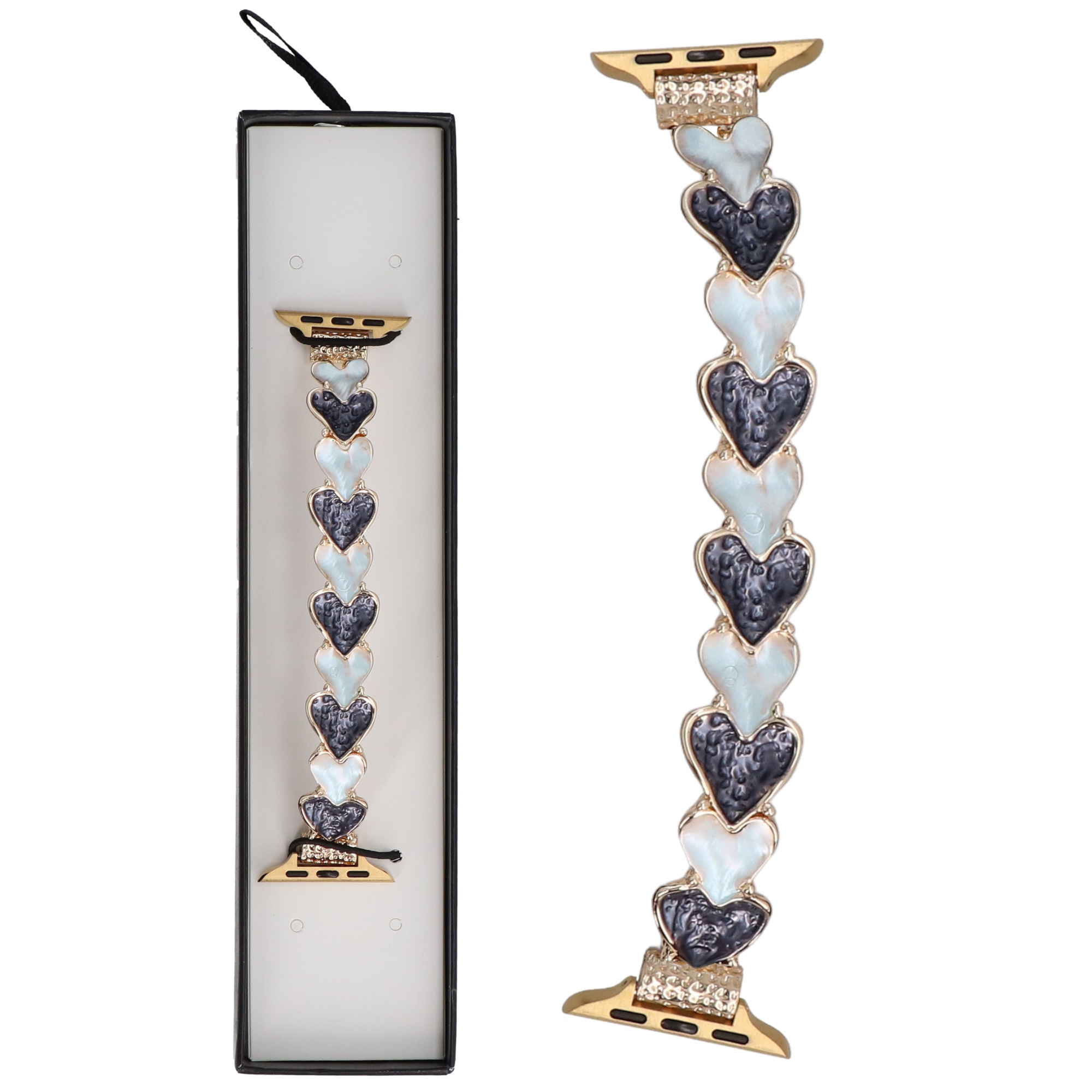 Bransoleta do zegarka GLACIERX Gleam Heartplay Stretch Bracelet Sea ...