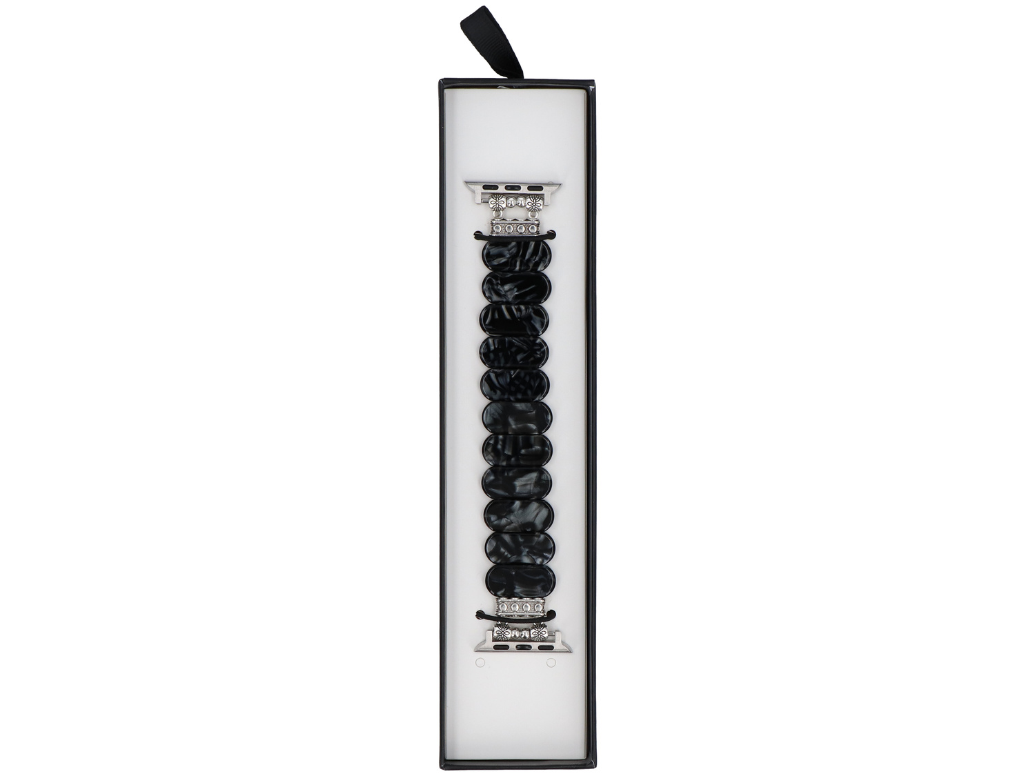 Bransoleta do zegarka GLACIERX Resin Stretch Bracelet Onyx Vein do ...