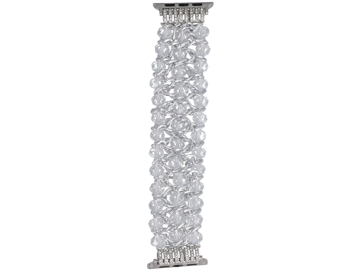 Bransoleta do zegarka GLACIERX Sparkling Crystals Stretch Bracelet do ...