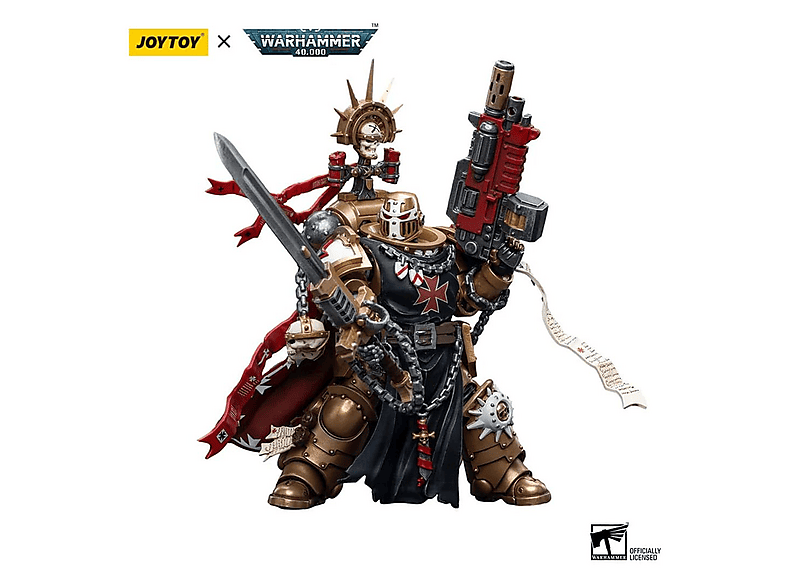 Figurka JOY TOY Warhammer 40K Black Templars High Marshal Helbrecht 1/ ...
