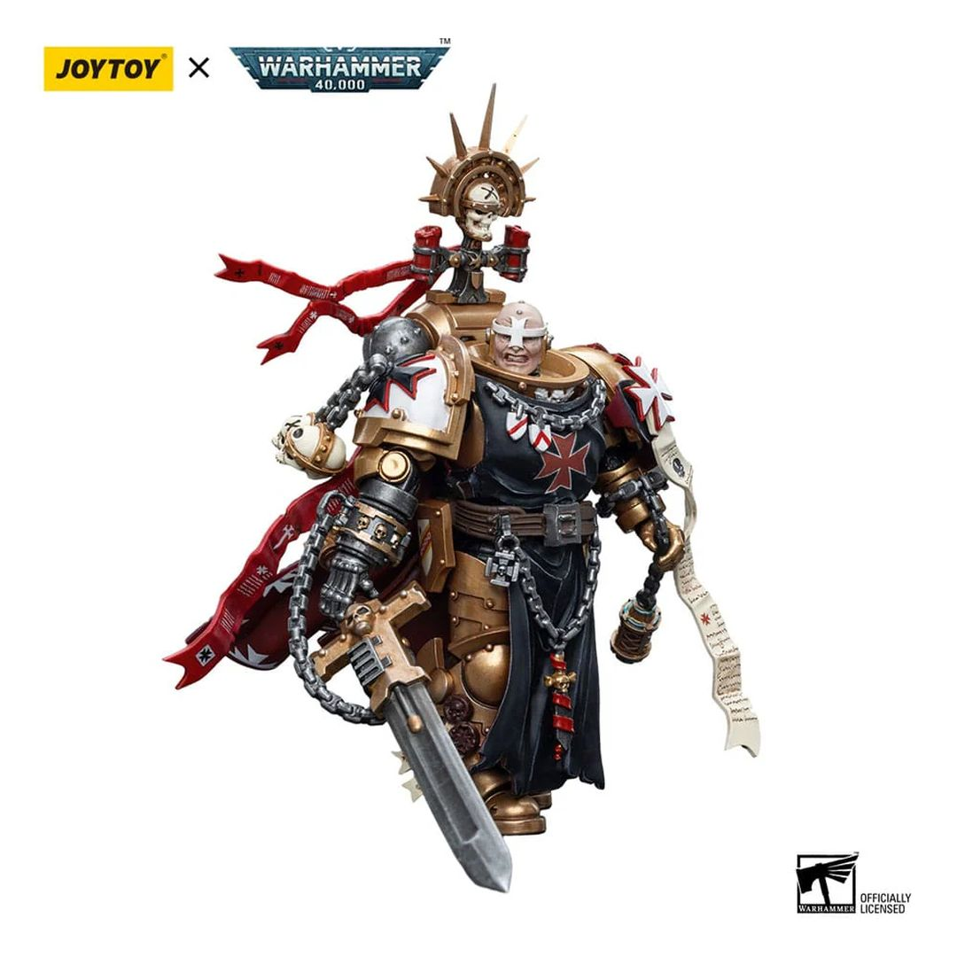 Figurka JOY TOY Warhammer 40K Black Templars High Marshal Helbrecht 1/ ...