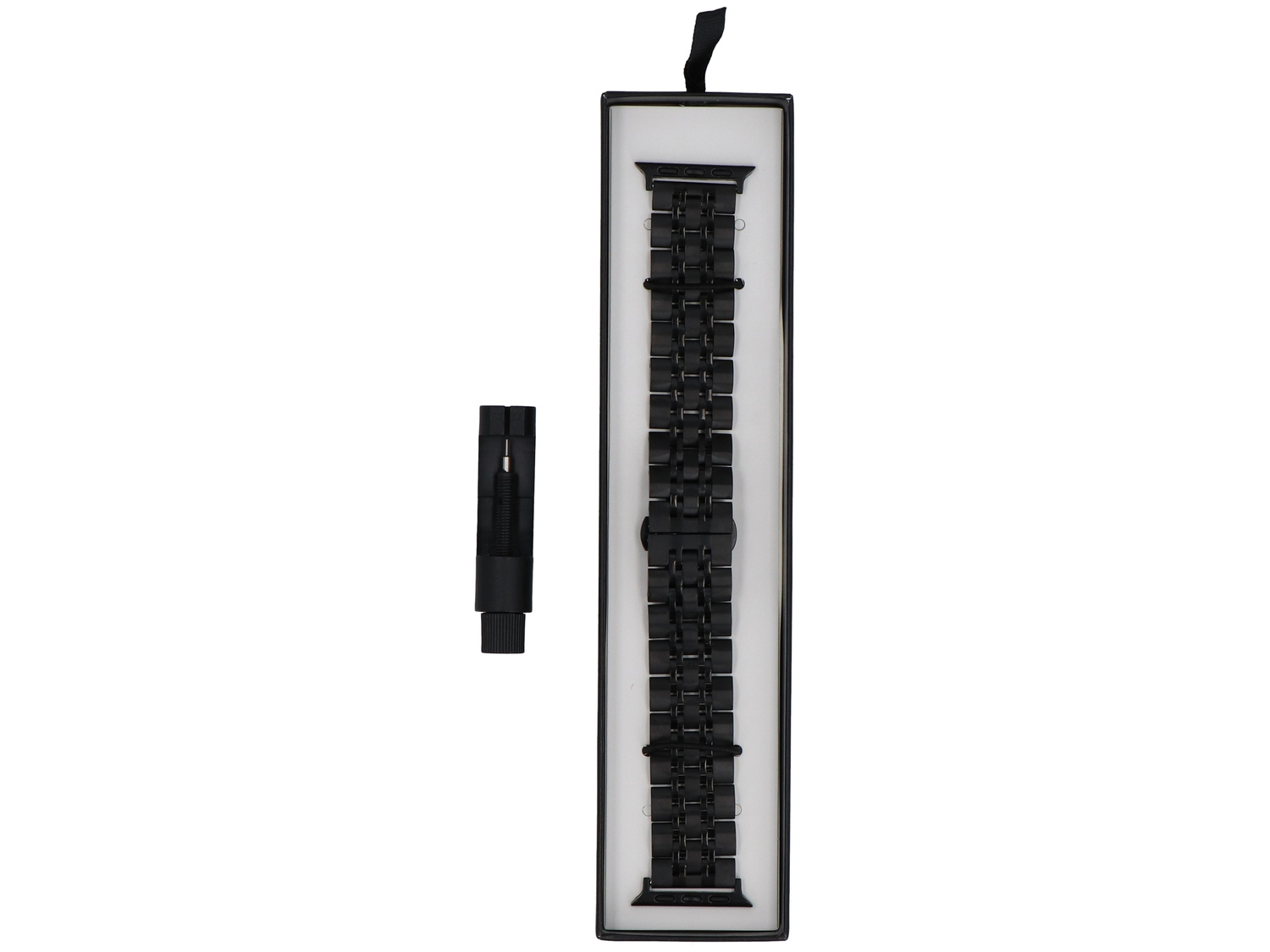 Bransoleta do zegarka GLACIERX Multi-Link Bracelet Black do smartwatcha ...