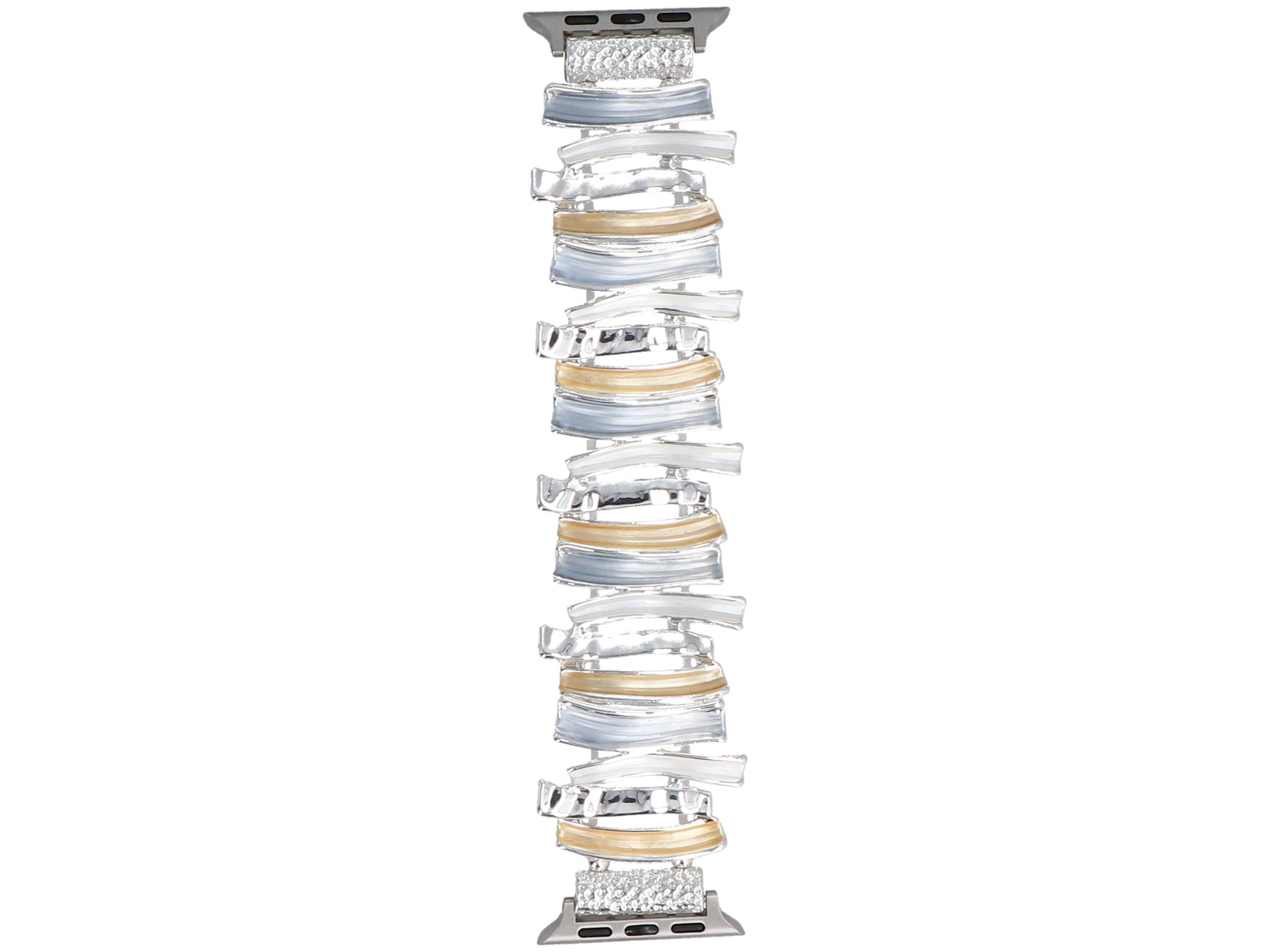 Bransoleta do zegarka GLACIERX Gleam Ribbon Stretch Bracelet Amber ...