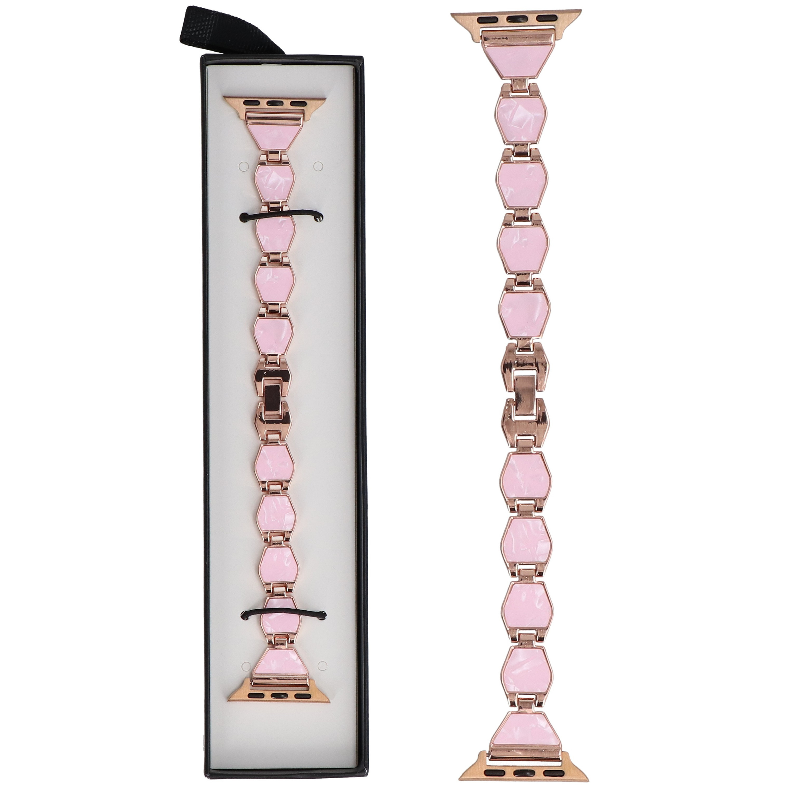 Bransoleta do zegarka GLACIERX Pearl Glow Chain Bracelet Shell Bloom do ...