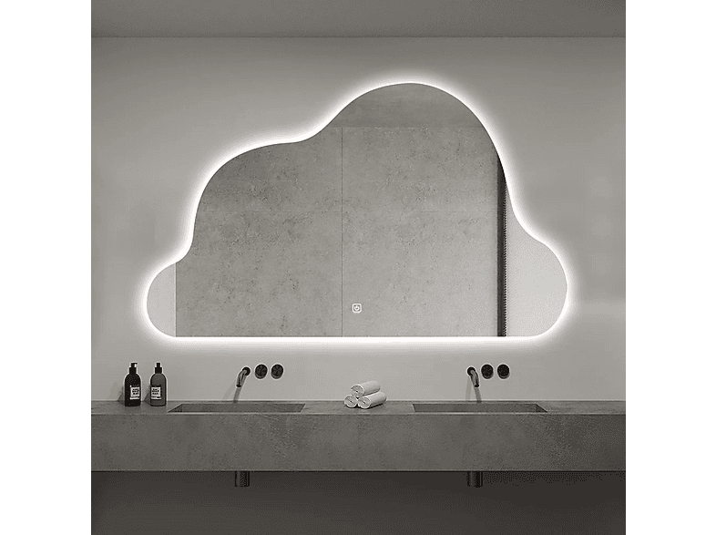 Fenomé Valencia “Wolk” spiegel 60cm met LED verlichting incl ...