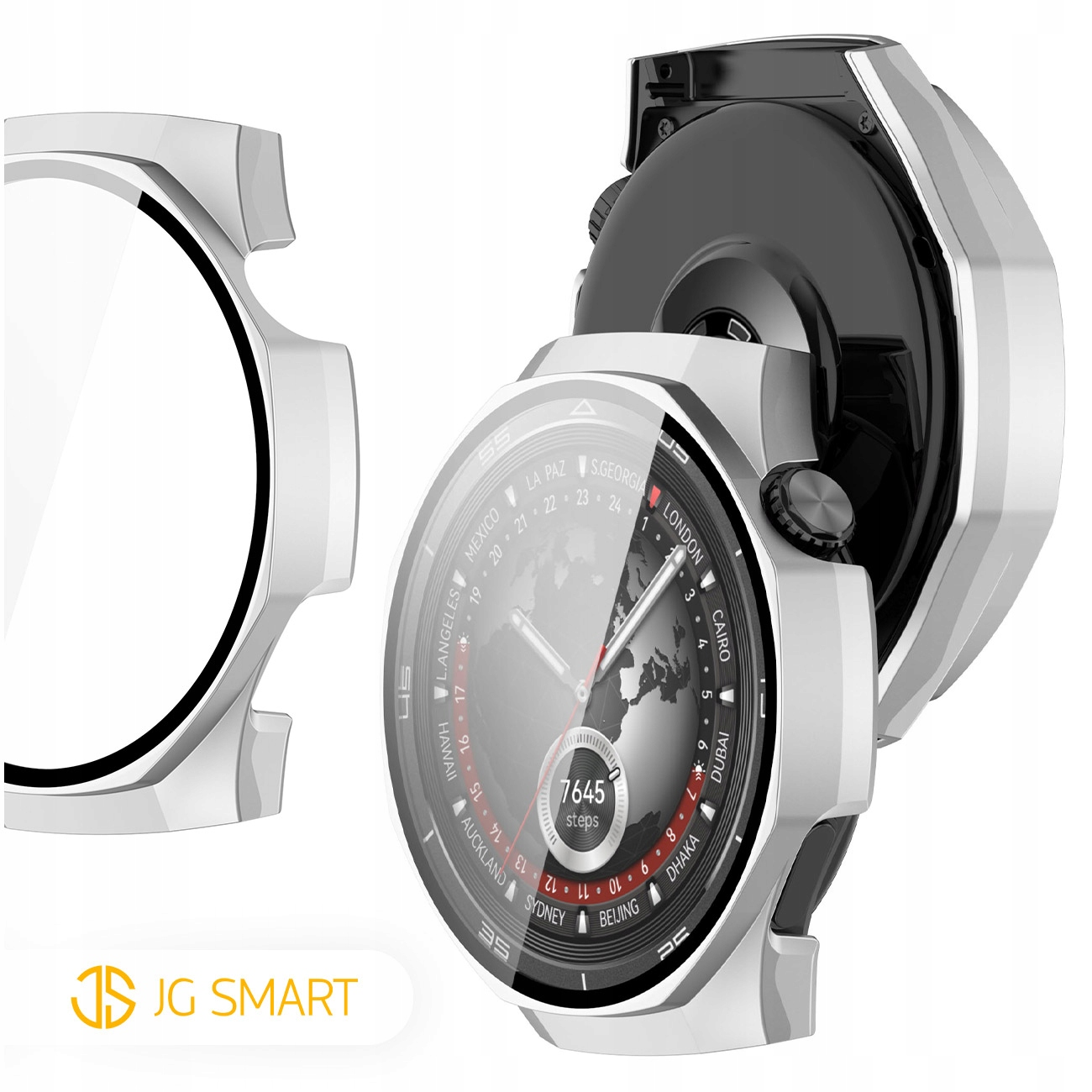Etui ochronne na zegarek JG SMART 2w1 SZKŁO HARTOWANE do Huawei Watch ...
