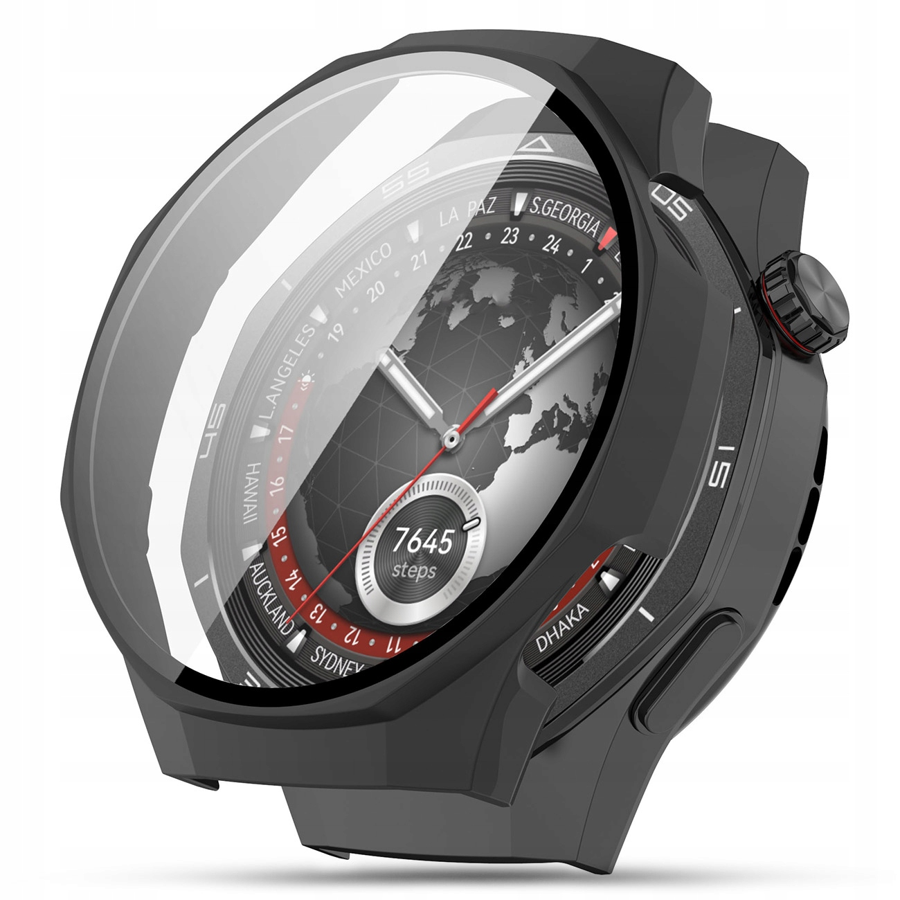 Etui ochronne na zegarek JG SMART 2w1 SZKŁO HARTOWANE do Huawei Watch ...
