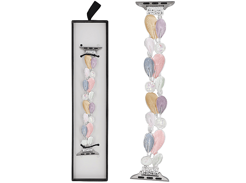 Bransoleta do zegarka GLACIERX Gleam Feather Stretch Bracelet Sweet ...