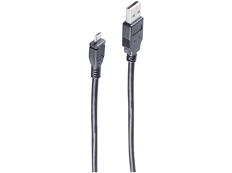 SHIVERPEAKS -USB-Micro Kabel, USB-A-Stecker auf USB-B MICRO Stecker, 3 ...