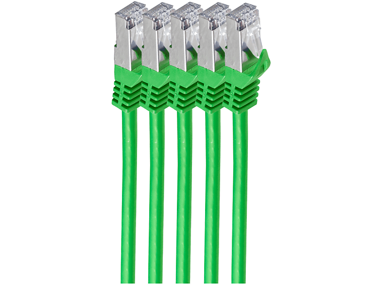SHIVERPEAKS -Netzwerkkabel-RJ45 Patchkabel S/FTP,PIMF, Rohkabel CAT 7 ...